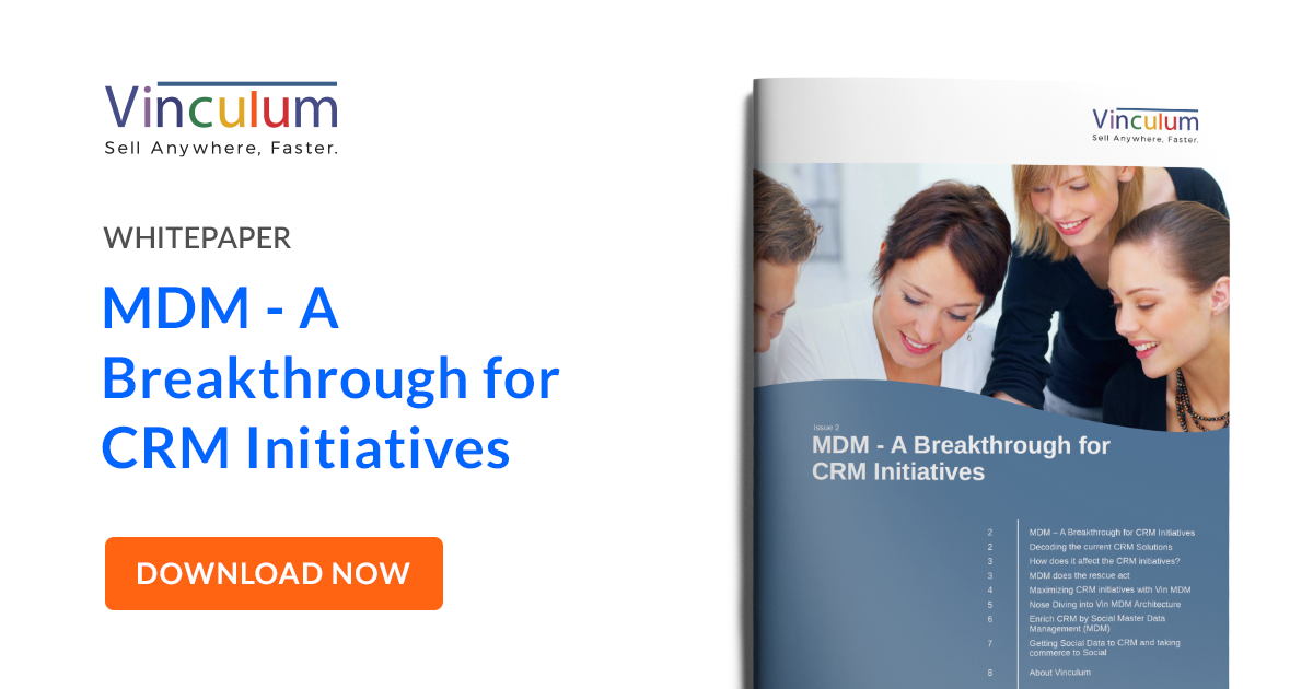 Whitepaper - MDM - A Breakthrough for CRM Initiatives